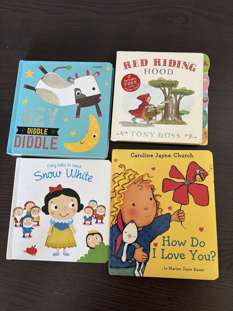 4 x Children's Board Books Bundle - Fairy Tales & Nursery Rhymes ...