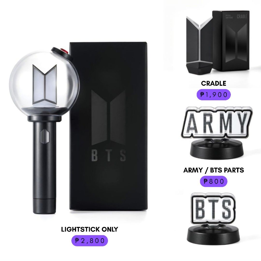 BTS OFFICIAL LIGHTSTICK ARMYBOMB V4 SEALED STBO BTS V JIN RM JHOPE SUGA ...