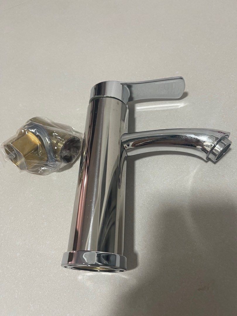 Chrome Bathroom Faucet - New, Furniture & Home Living, Bathroom ...