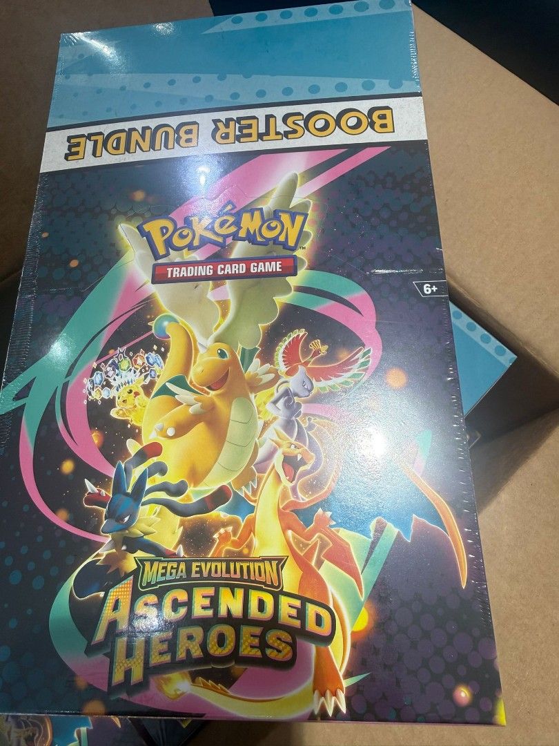 Pokemon TCG Mega Evolution Ascended Heroes Booster Bundle, Hobbies ...