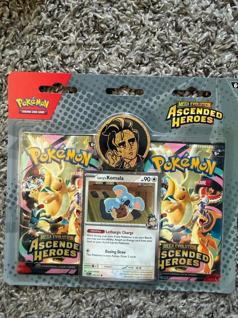 Pokemon TCG Mega Evolution Ascended Heroes Pack, Hobbies & Toys, Toys ...
