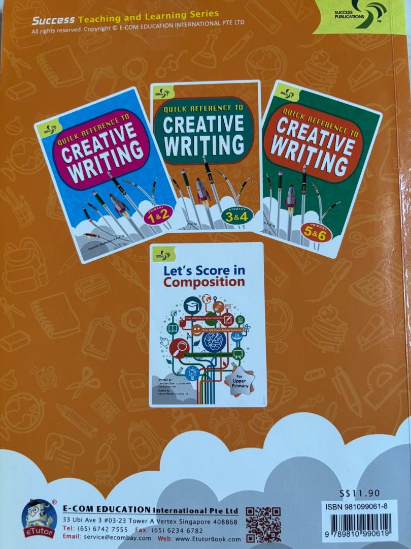 Quick Reference to Creative Writing - Primary 3 & 4, Hobbies & Toys ...
