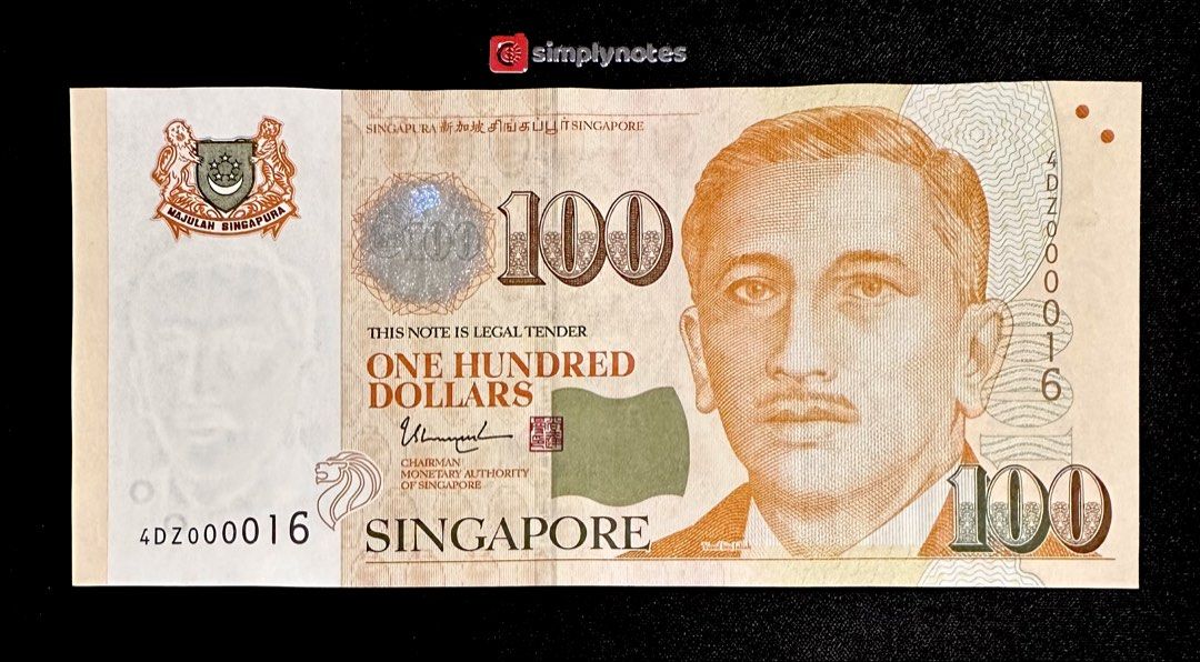 000016 $100 Low Serial Number, Hobbies & Toys, Memorabilia ...