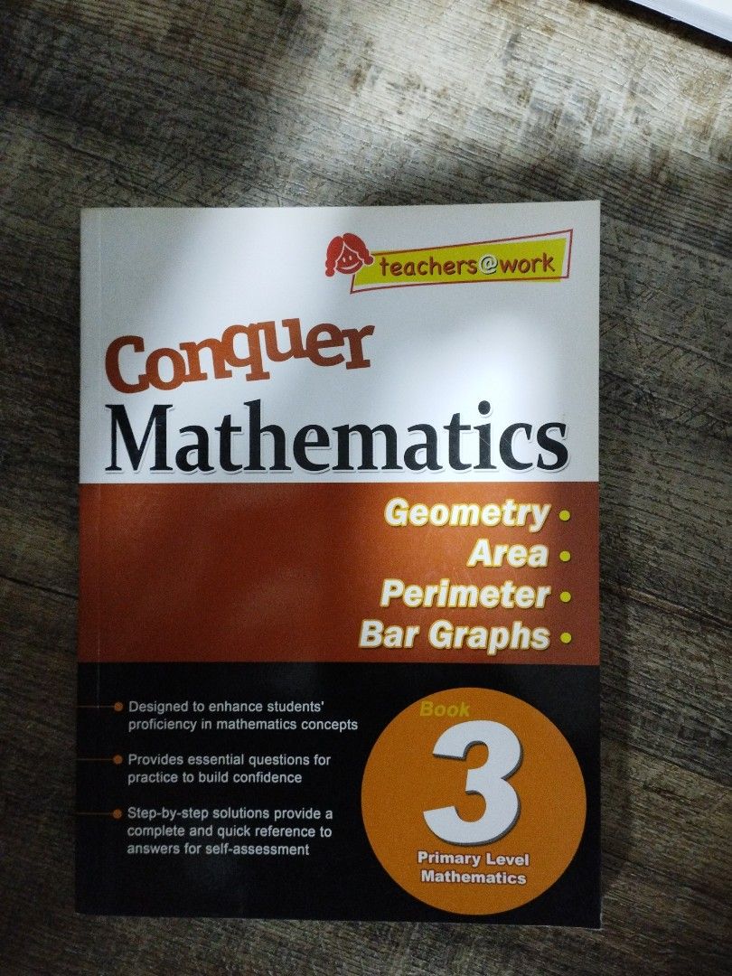 Conquer Mathematics Book 3 - Primary Level, Hobbies & Toys, Books ...