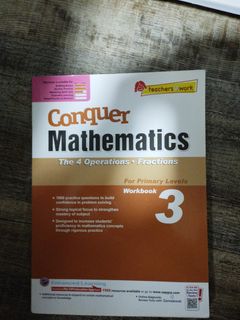 Conquer Mathematics Book 3 - Primary Level, Hobbies & Toys, Books ...