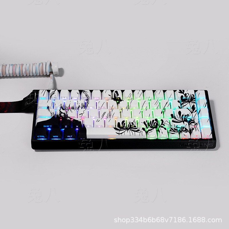 Custom Mechanical Keyboard - Tokyo Ghoul Design, Computers & Tech ...