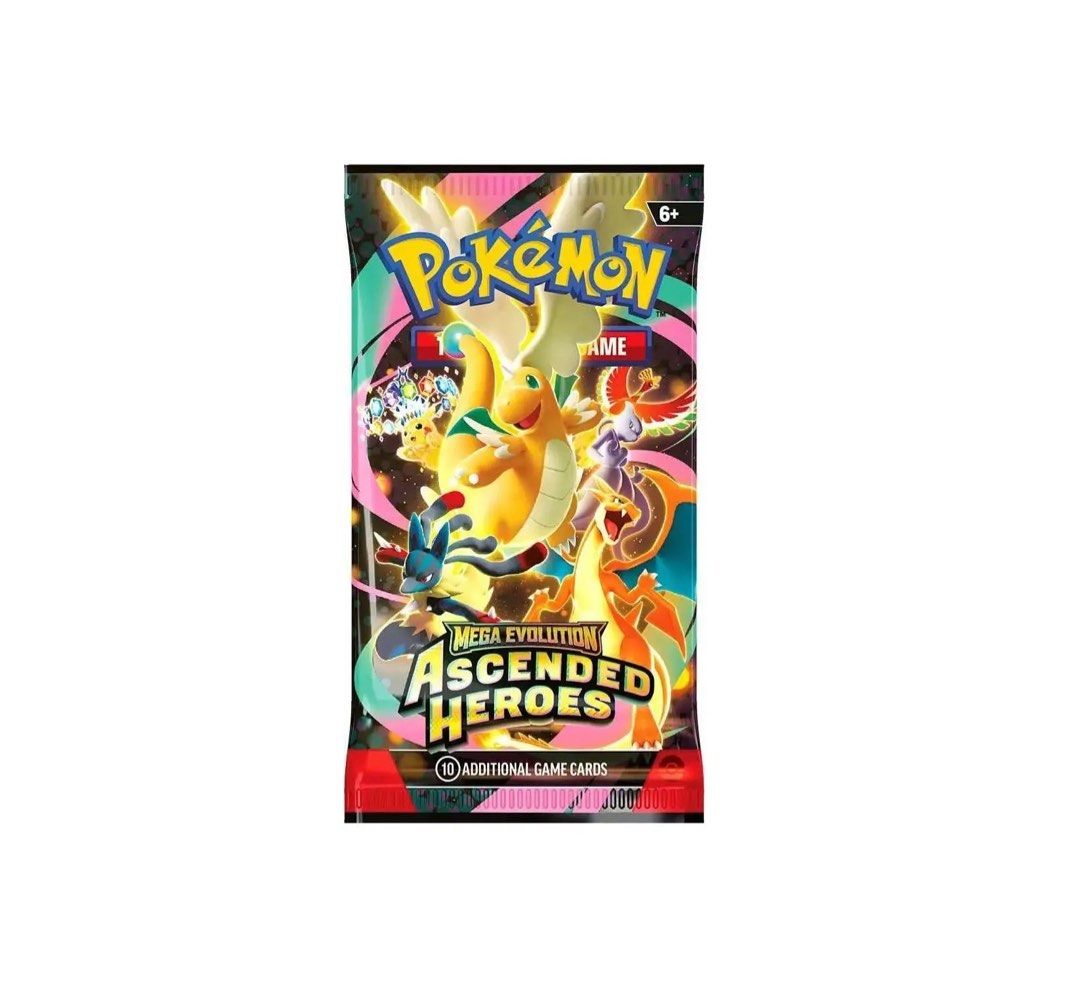 LOOSE PACKS Mega Evolution Ascended Heroes, Hobbies & Toys, Toys ...