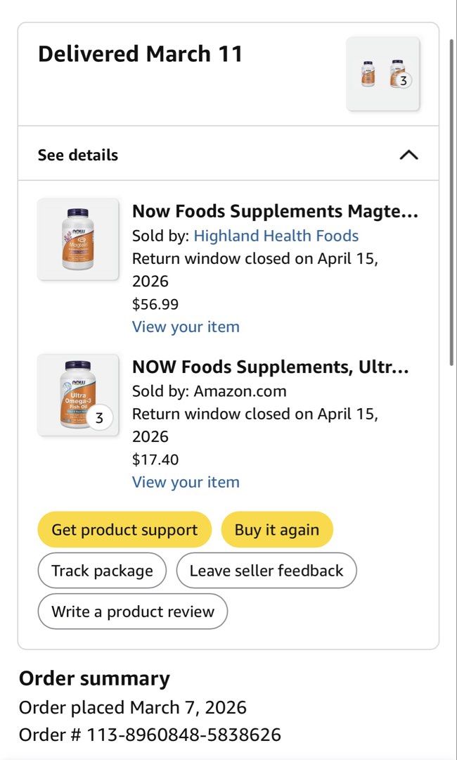 Now Foods Magtein Magnesium L-Threonate 180 capsules, Health ...