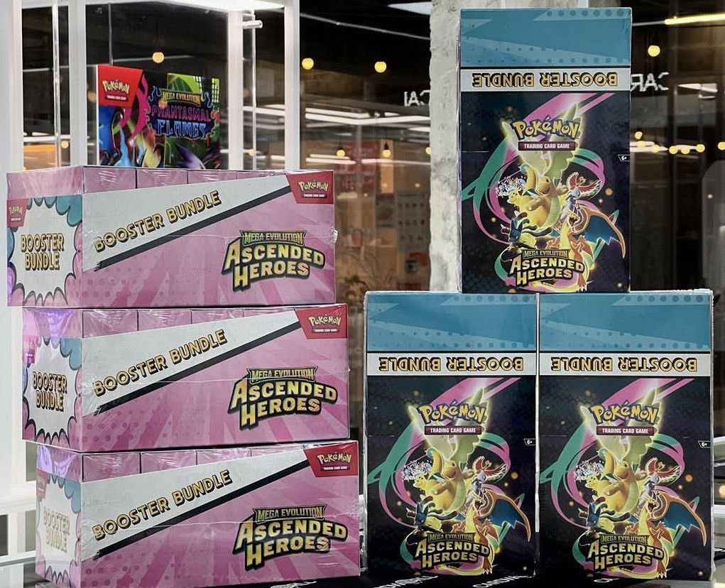 Pokemon ME2.5 Ascended Heroes Booster Bundle display case x10, Hobbies ...