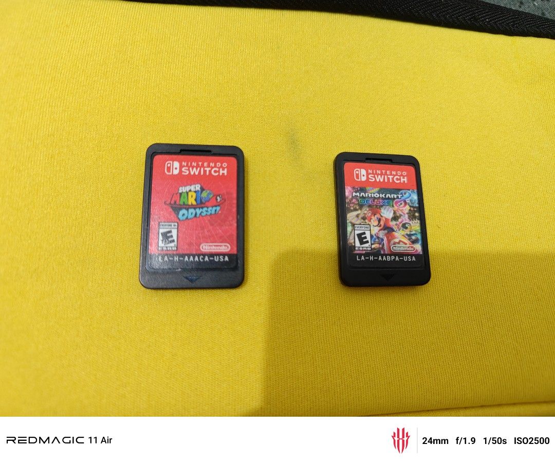 [SWITCH GAMES] Mario Odyssey & Mario Kart 8 Deluxe, Video Gaming, Video ...