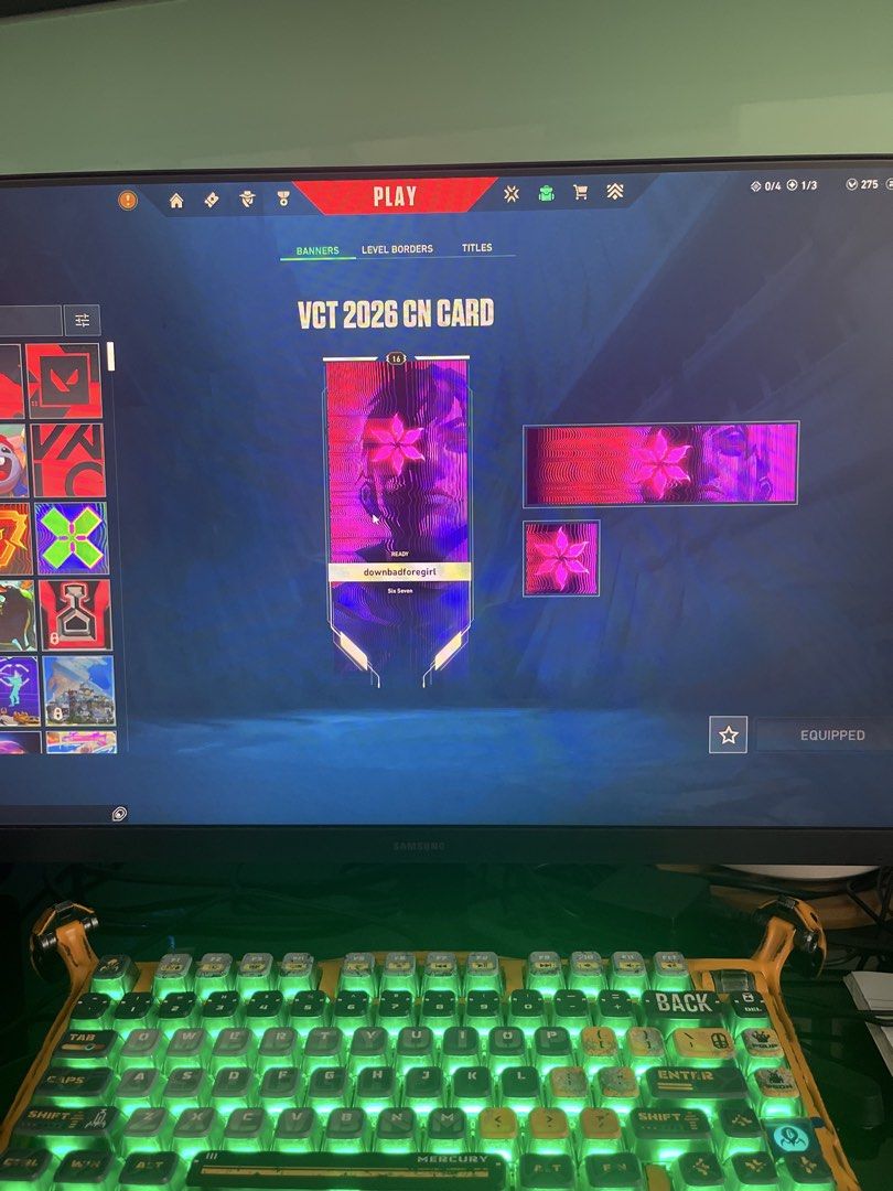 Valorant VCT 2026 Sigil Knife and Card, Video Gaming, Gaming ...