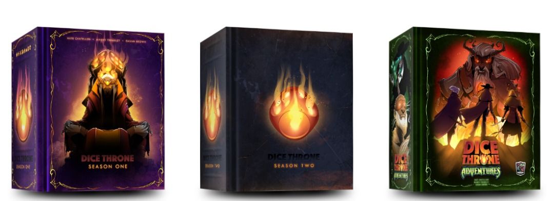 Dice Throne Set - Season One, Two, and Adventures, Hobbies & Toys, Toys ...