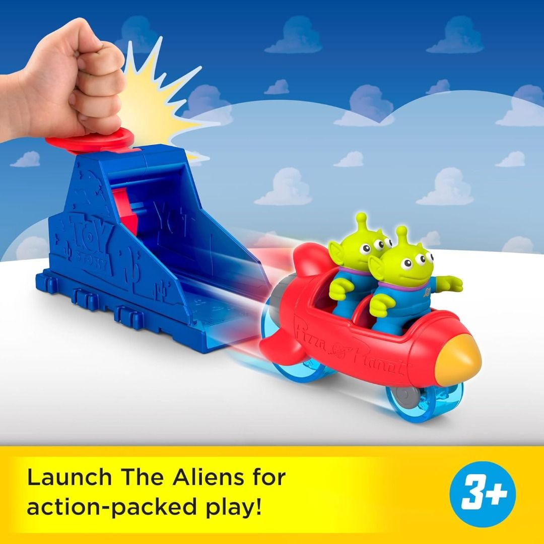 Fisher Price Imaginext Disney Pixar Toy Story Aliens Launcher, Hobbies ...