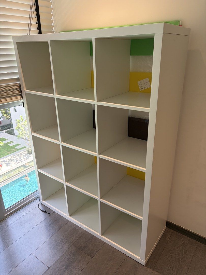 IKEA Kallax Shelving Unit - White, Furniture & Home Living, Furniture ...