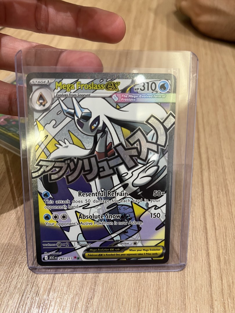 Mega Froslass EX Pokemon Card, Hobbies & Toys, Toys & Games on Carousell