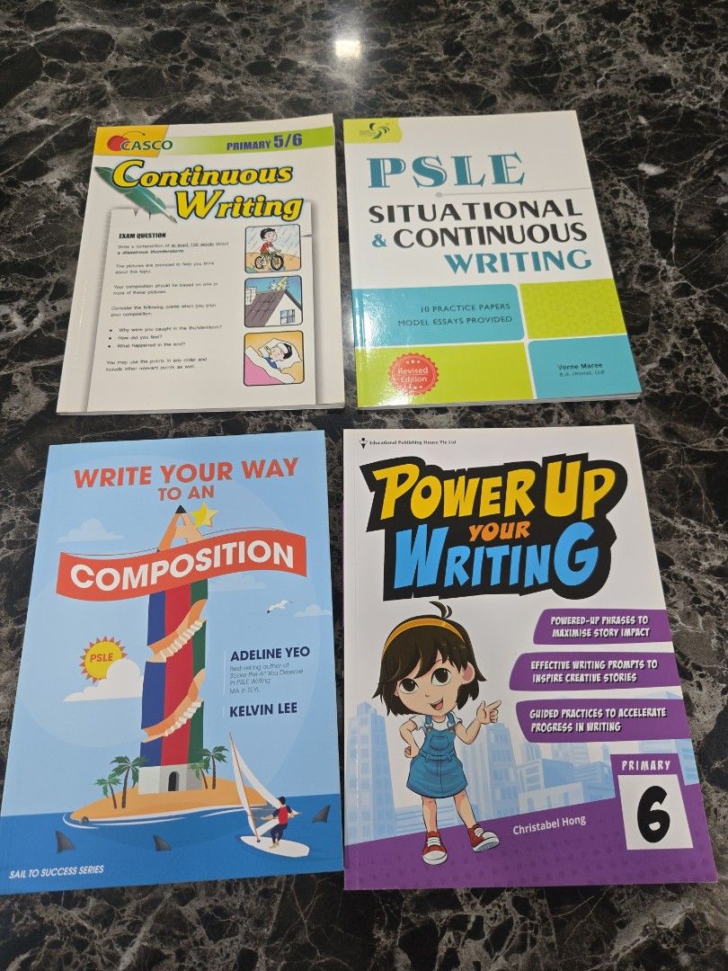 PSLE English Composition Books - Various Titles, Hobbies & Toys, Books ...