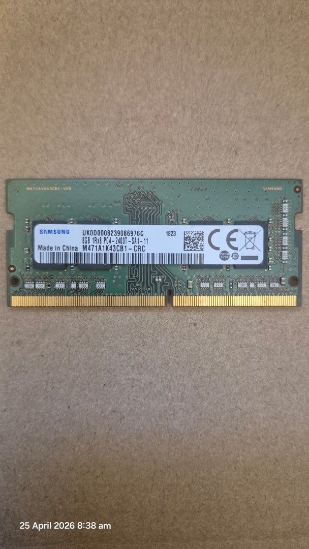 Samsung 8GB DDR4 Laptop RAM, Computers & Tech, Parts & Accessories ...