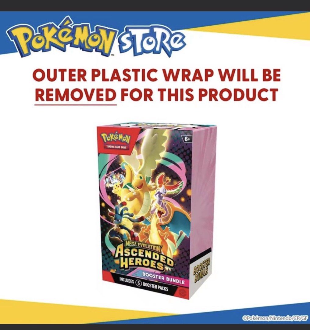 WTB Ascended Heroes Booster Bundle Pokemon Center, Hobbies & Toys, Toys ...
