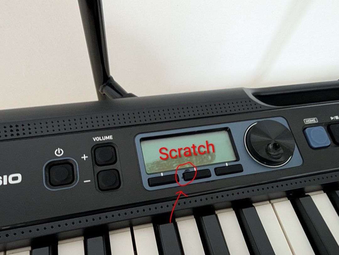 Casiotone CT-S300 - Scratched base, Hobbies & Toys, Musical Instruments ...