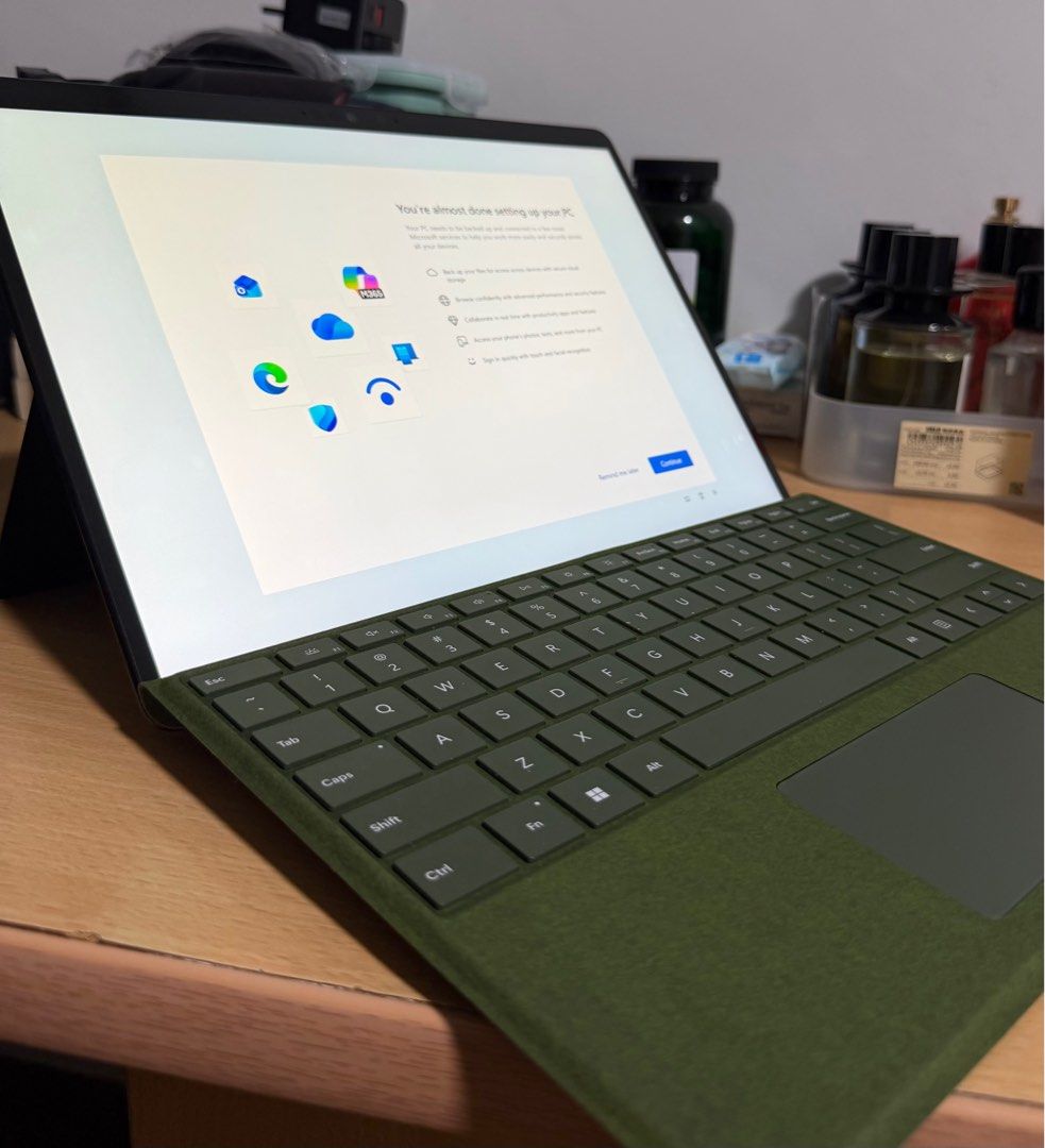 Microsoft Surface Signature Alcantara Keyboard - Green, Computers ...
