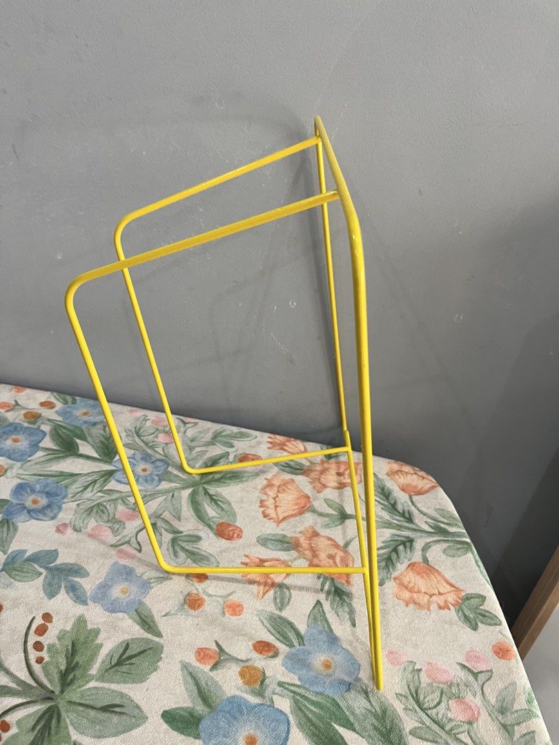 Yellow Metal Book Stand, Furniture & Home Living, Furniture, Shelves ...