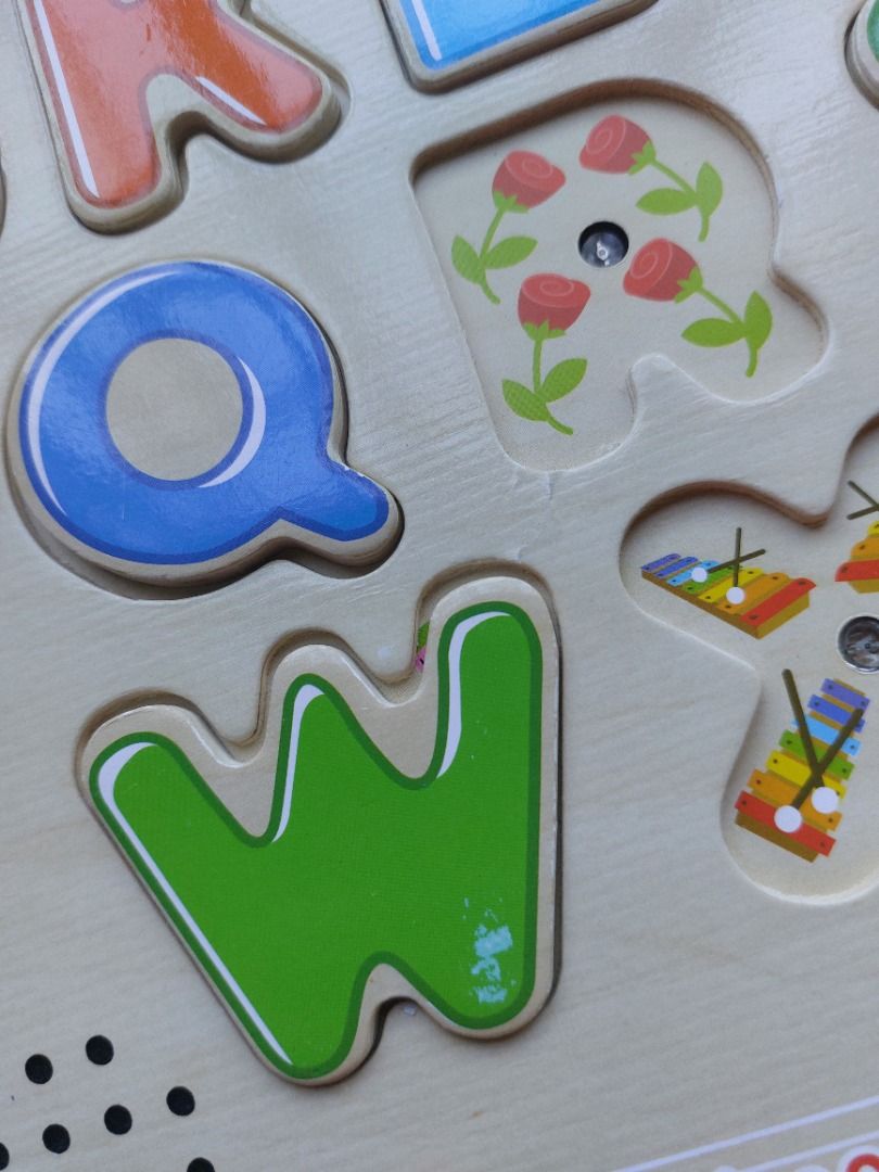 Melissa & Doug See and Hear Alphabet Sound Puzzle, Hobbies & Toys, Toys ...