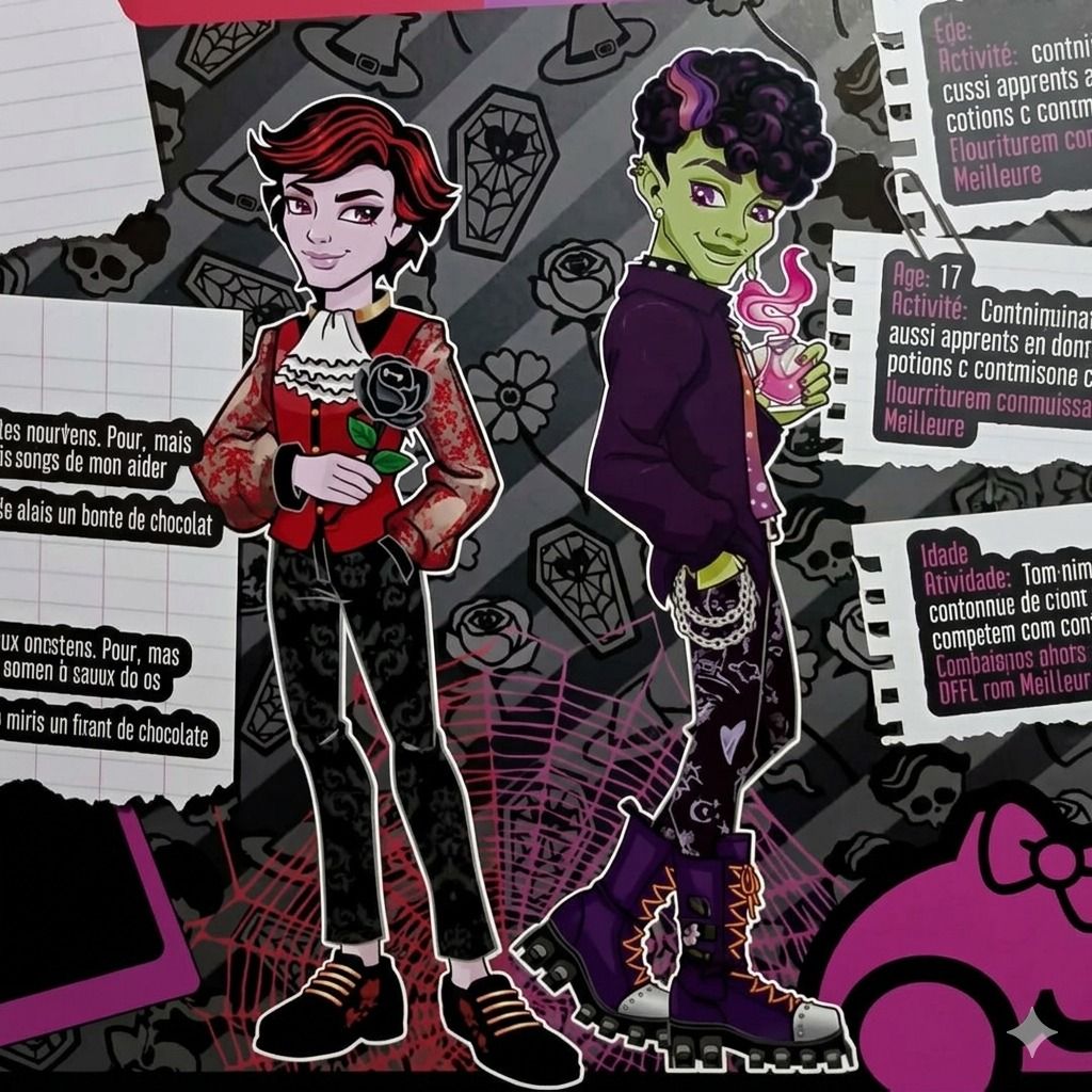 Monster High Skullector Pride 2026 2-Pack Dolls (Kieran Valentine and ...