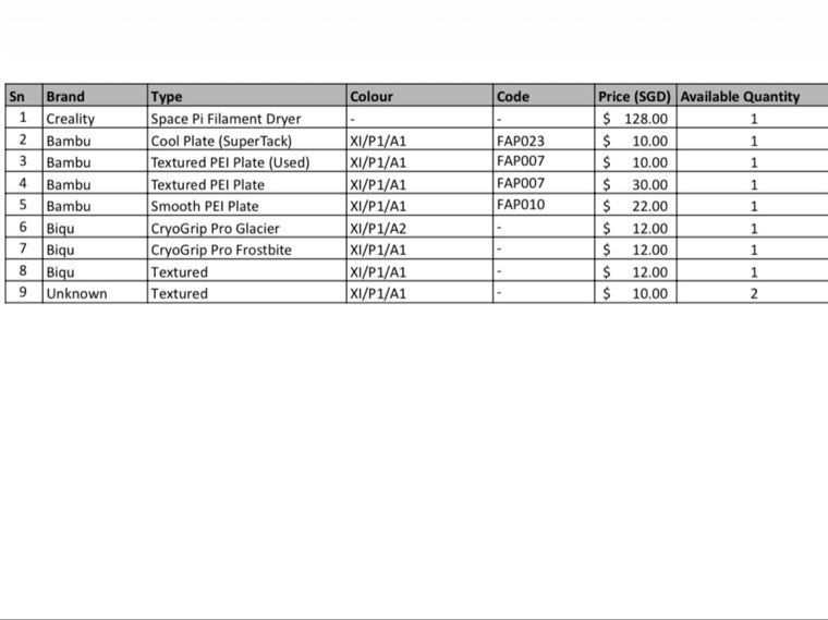 Bambu Lab Build Plate, Computers & Tech, Printers, Scanners & Copiers ...
