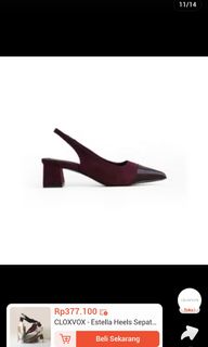 Maroon heels Dijual | Beli 100+ Maroon heels online | Carousell Indonesia
