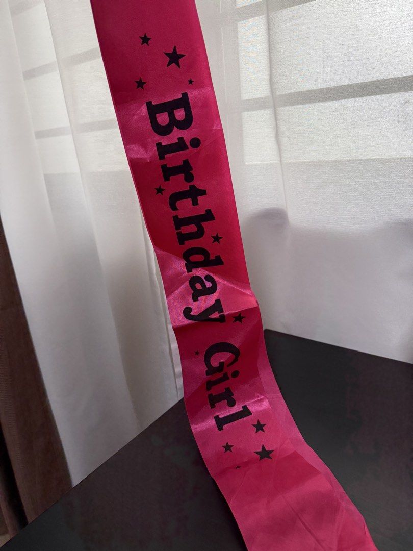 Birthday Girl Sash, Hobbies & Toys, Occasions & Party Supplies on Carousell