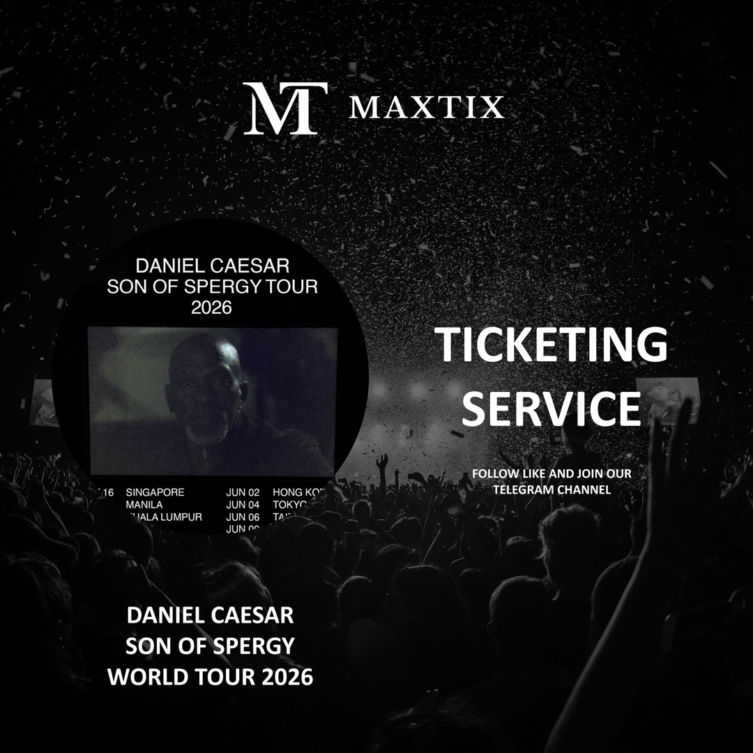 DANIEL CAESAR SON OF SPERGY TICKETS, Tickets & Vouchers, Event Tickets ...
