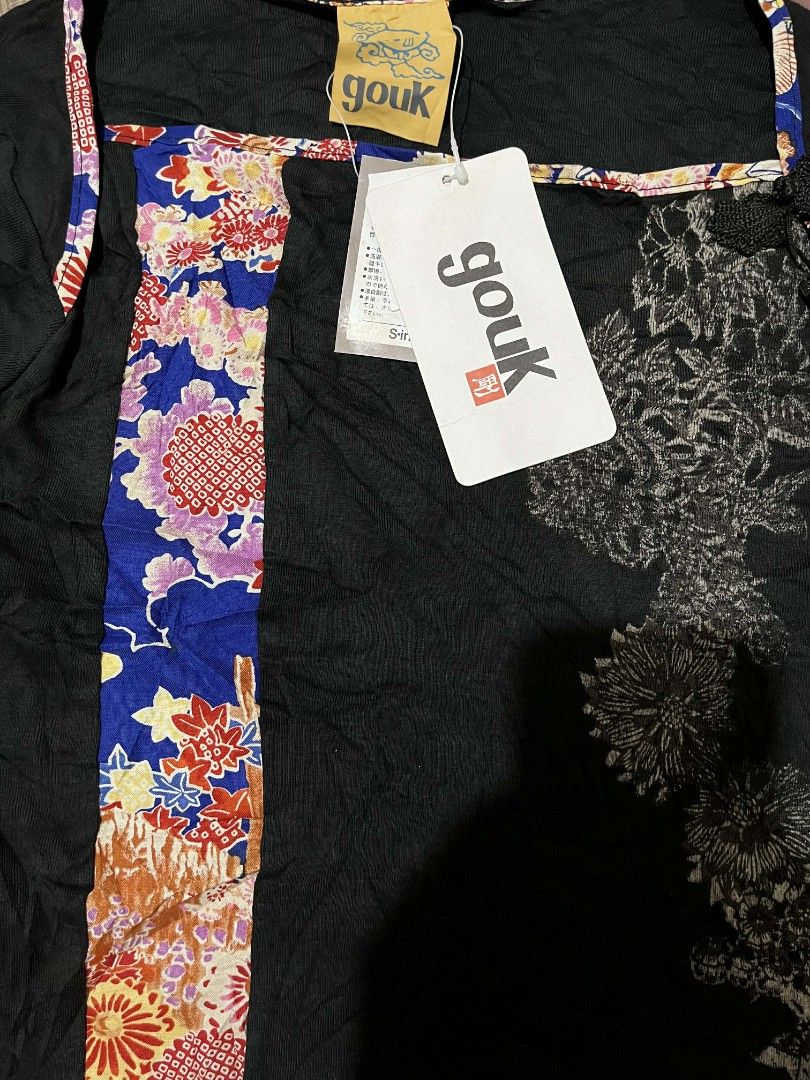Gouk Japanese Archival Floral Top, Women's Fashion, Tops, Longsleeves ...