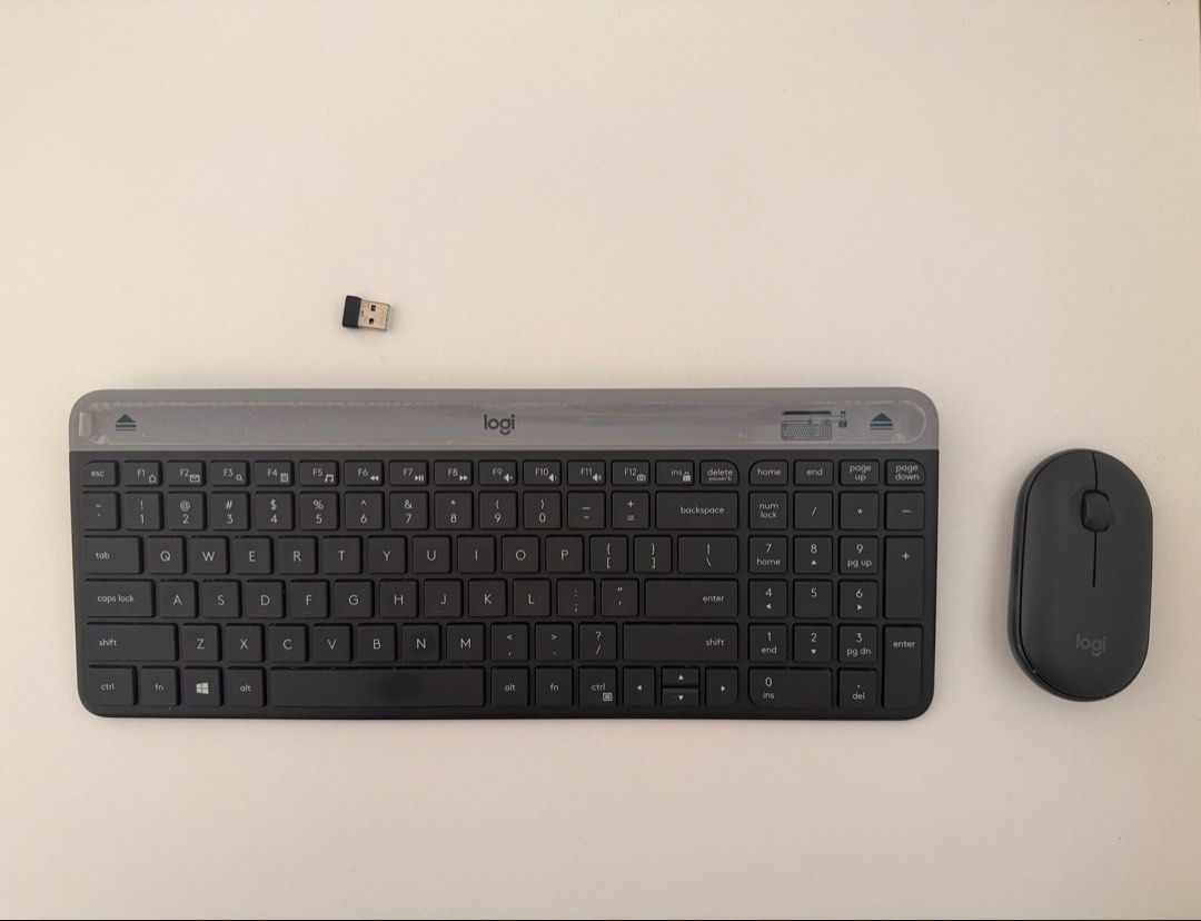 Logitech M340 Wireless Mouse & Keyboard (USB Bluetooth), Computers ...