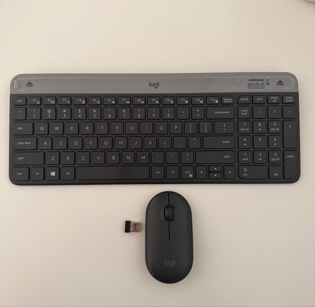 Logitech M340 Wireless Mouse & Keyboard (USB Bluetooth), Computers ...