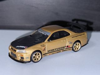MINI GT Nissan LB-ER34 BAPE, Hobbies & Toys, Toys & Games on Carousell