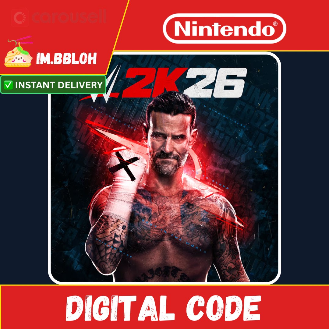 WWE 2K26 WWE26 WWE 2K 26 Nintendo Switch 2 Edition NS 2 NS2 Redemption ...