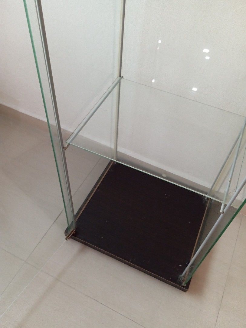 IKEA Detolf Glass Cabinet, Furniture & Home Living, Furniture, Shelves ...