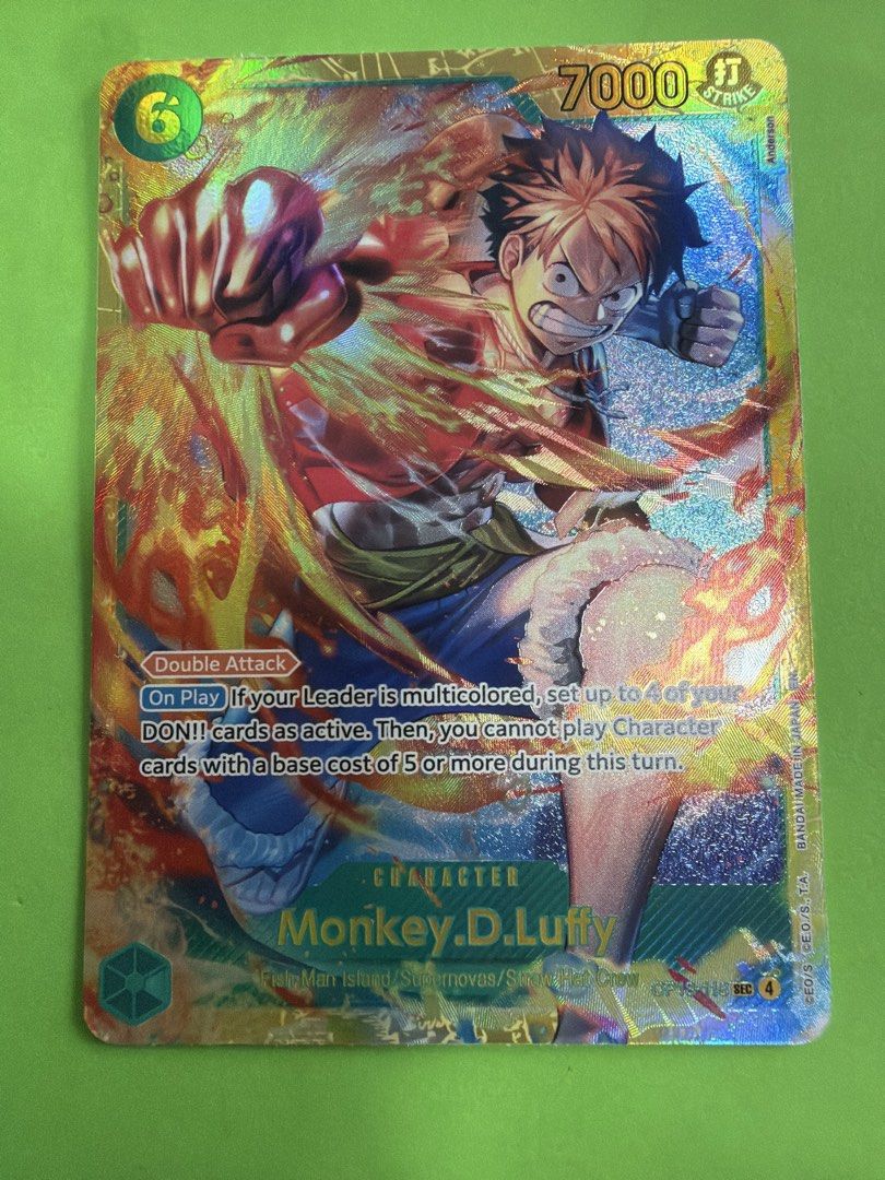 One Piece Card Game - Monkey D. Luffy, Hobbies & Toys, Toys & Games on ...