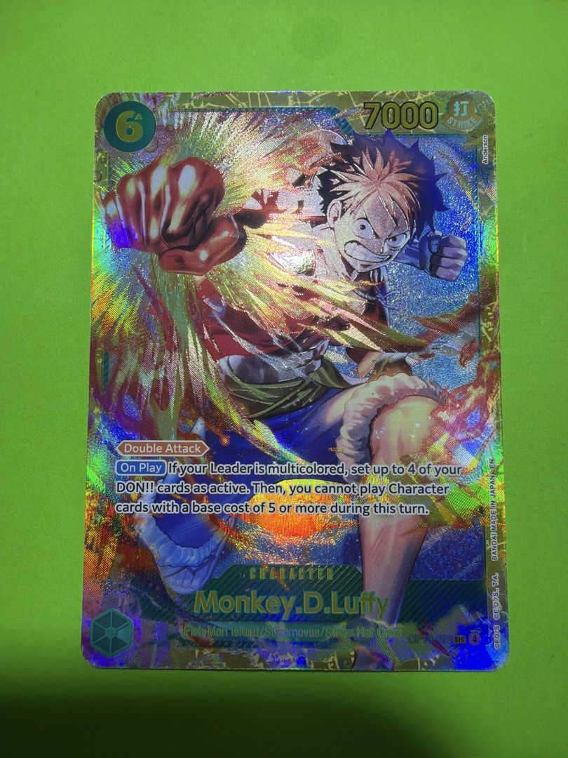 One Piece Card Game - Monkey D. Luffy, Hobbies & Toys, Toys & Games on ...