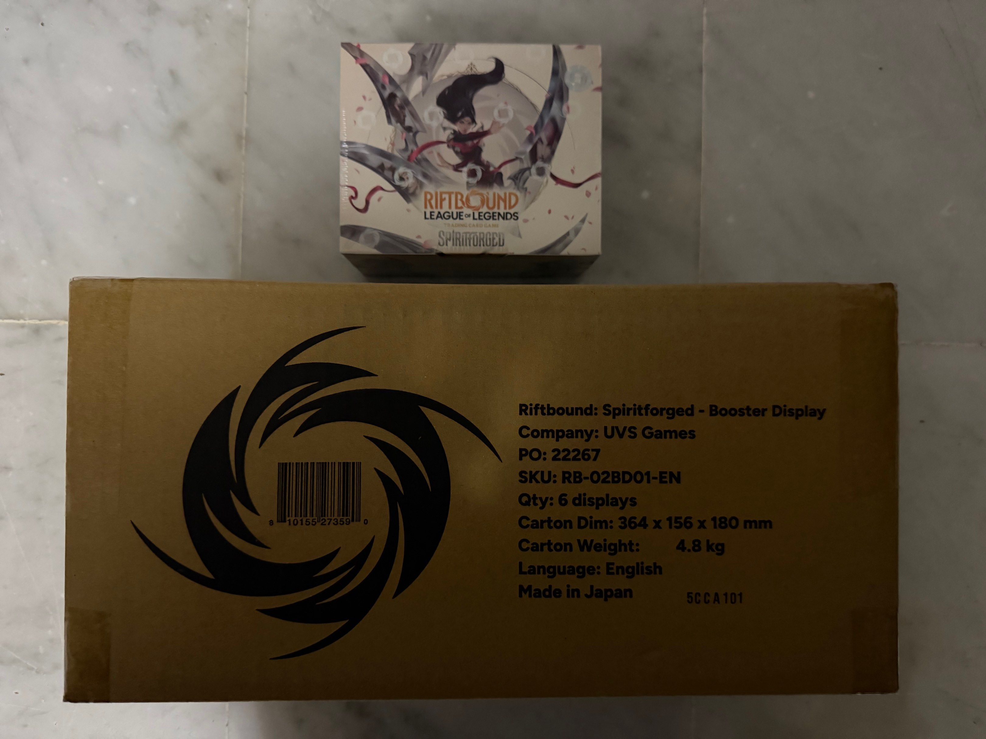 Riftbound - League of Legends TCG - Spiritforged - Booster Display ...