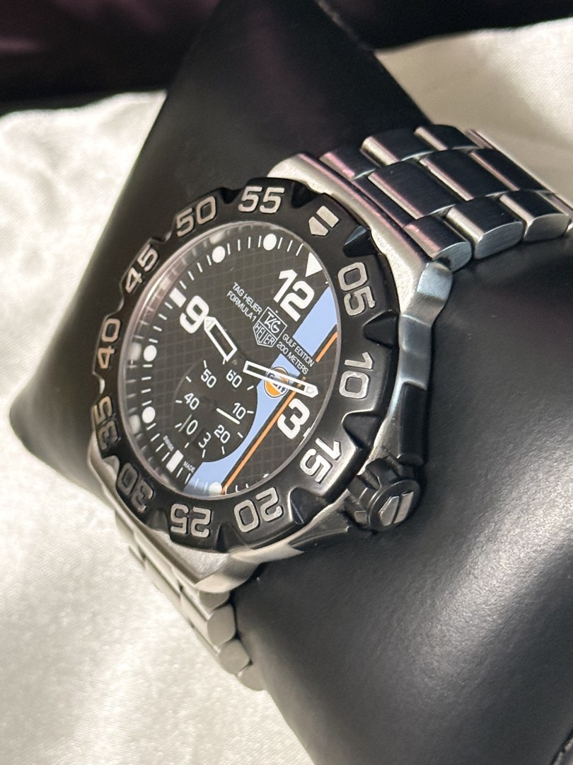 TAG Heuer Formula 1 Gulf Edition Watch, Men's Fashion, Watches ...