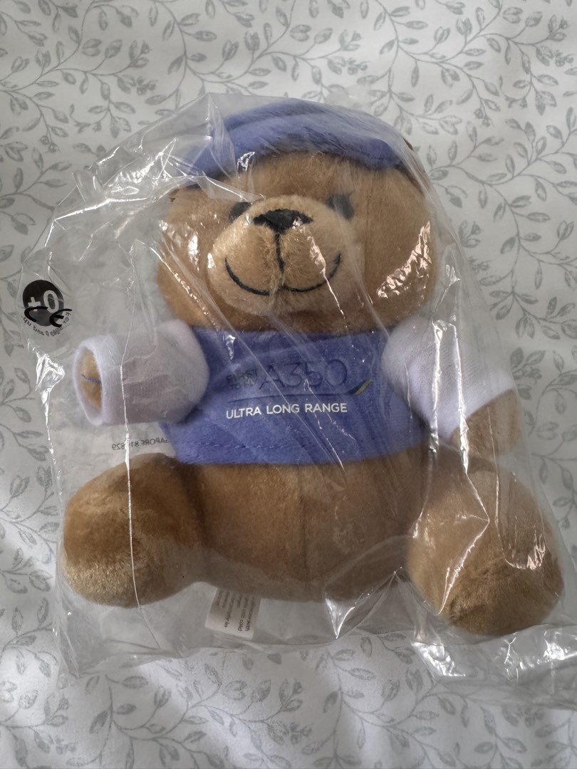 SIA Airbus A350 Ultra Long Range Bear Plush Toy, Hobbies & Toys, Toys ...