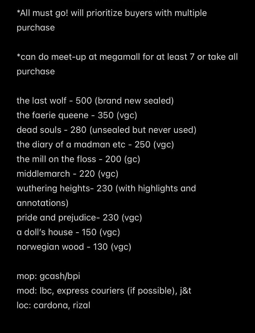 Classic books, Hobbies & Toys, Books & Magazines, Fiction & Non-Fiction ...