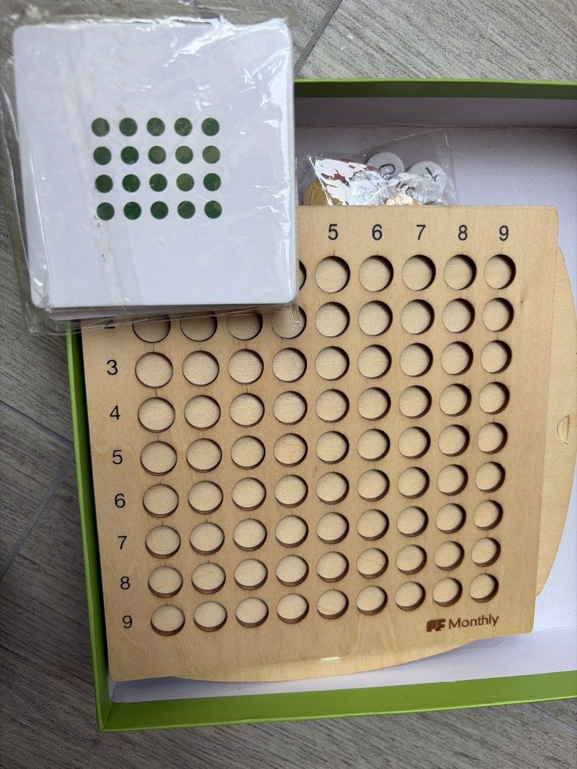 Korean Creative math 9 By 9 Multiplication Board, Hobbies & Toys, Toys ...