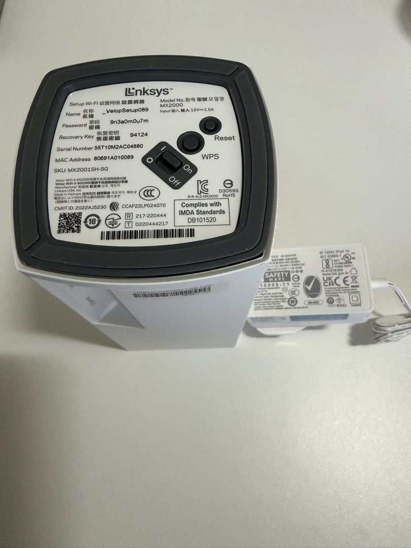 Linksys MX2001 Router with Power Adapter, Computers & Tech, Parts ...