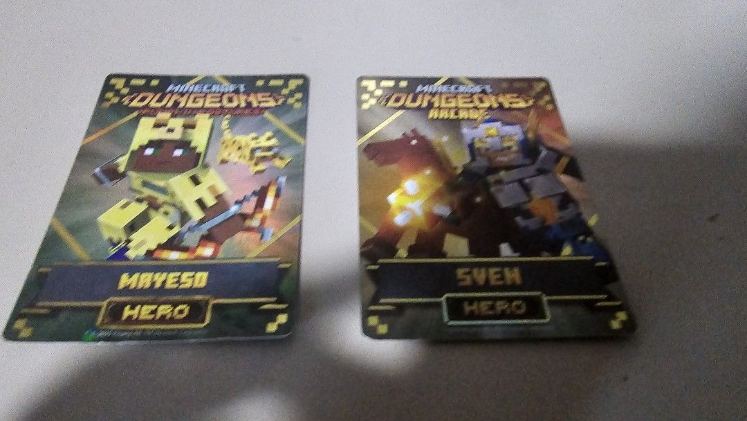 Minecraft Dungeons Arcade Hero Trading Cards, Video Gaming, Gaming ...