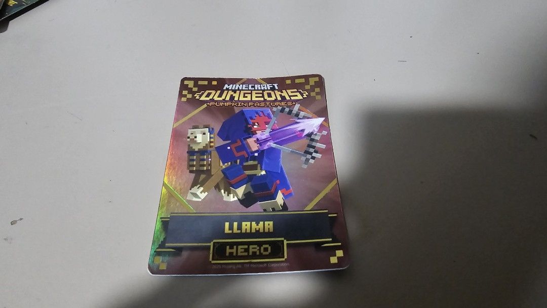 Minecraft Dungeons Arcade Hero Trading Cards, Video Gaming, Gaming ...