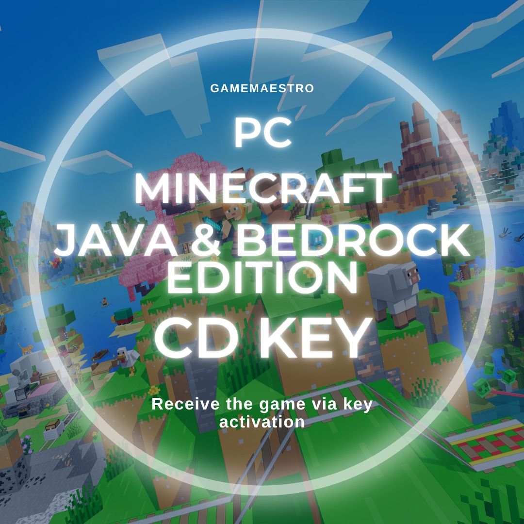 Minecraft Java & Bedrock Edition CD Key PC / Minecraft CD Key ...