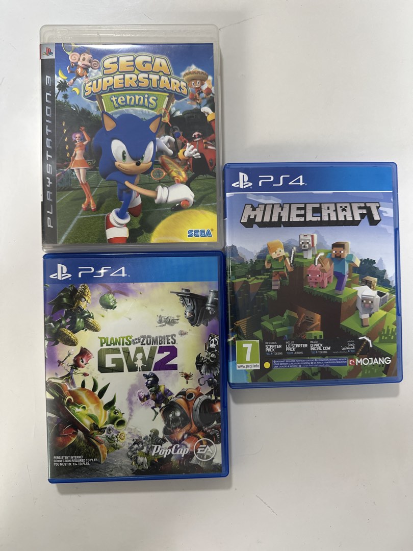 PS4 Video Games - Minecraft, Plants vs Zombies, Sega, Video Gaming ...