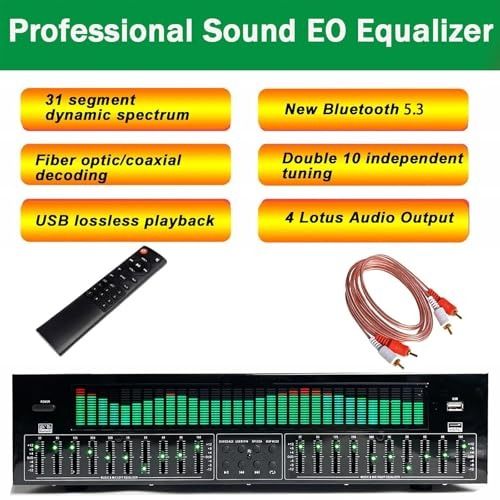 31-Band Digital Equalizer, Digital Audio Stereo Graphic Eq, Music ...